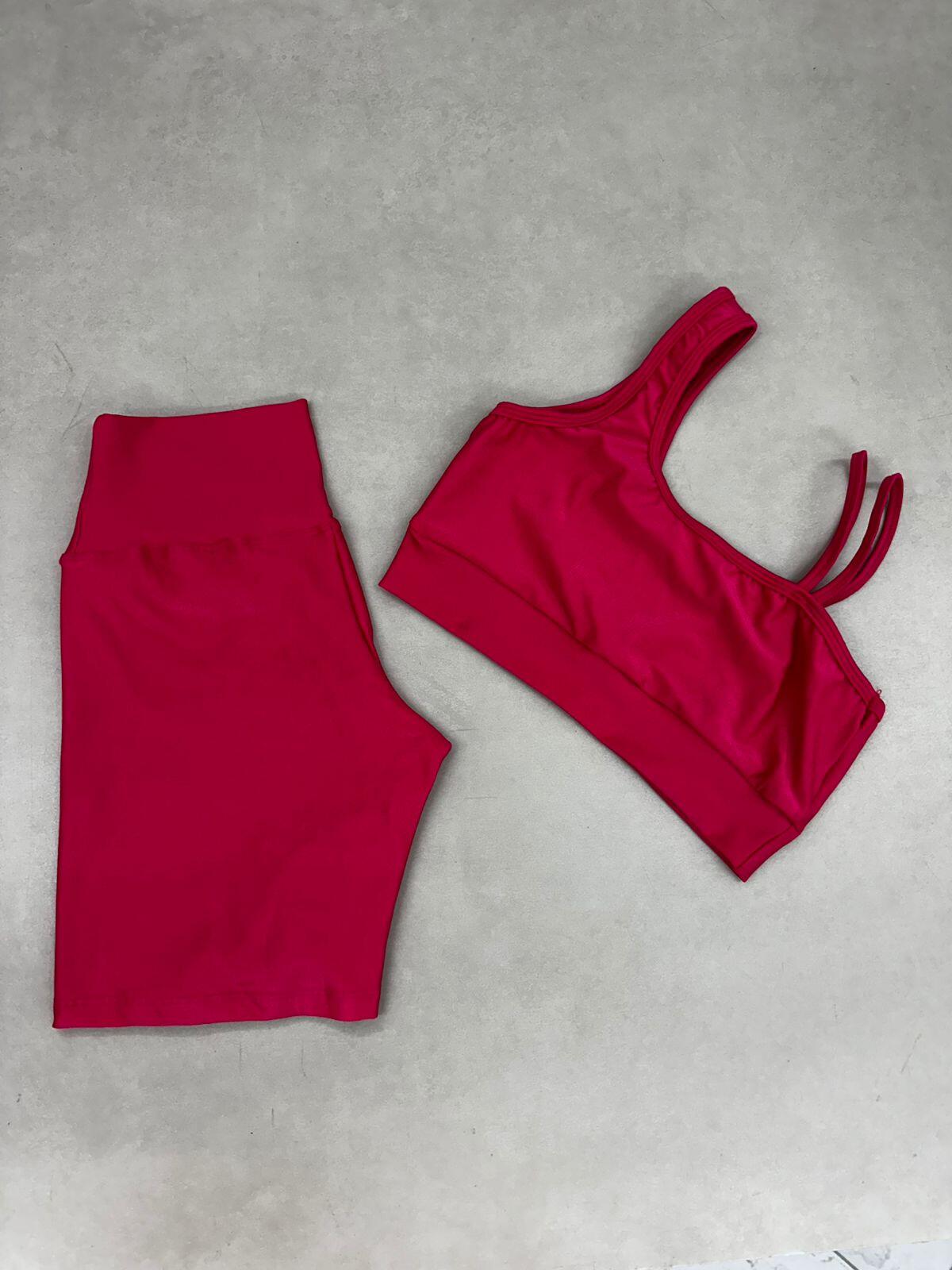 Comprar Conjunto Bermuda + Top Ray Compressão Maça do Amor