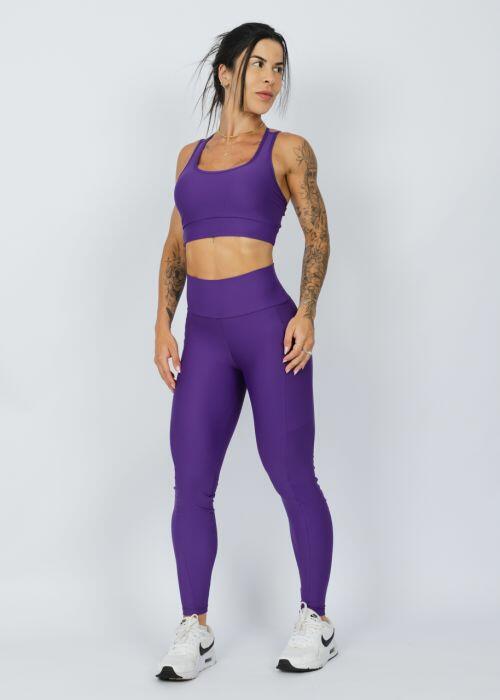 Comprar Conjunto Legging Básica Suplex Aisha Ultra Violeta