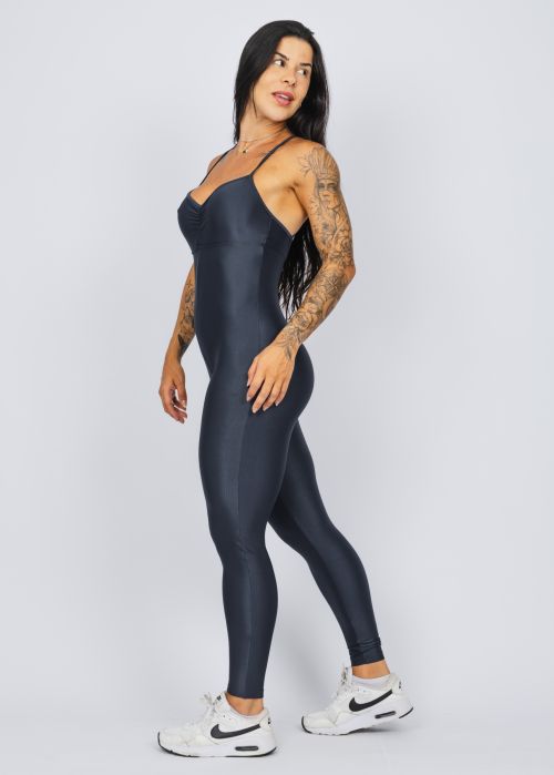 Comprar Macacão Sarah Compressão Ônix - Dalu Fitness | Atacado Facilitado