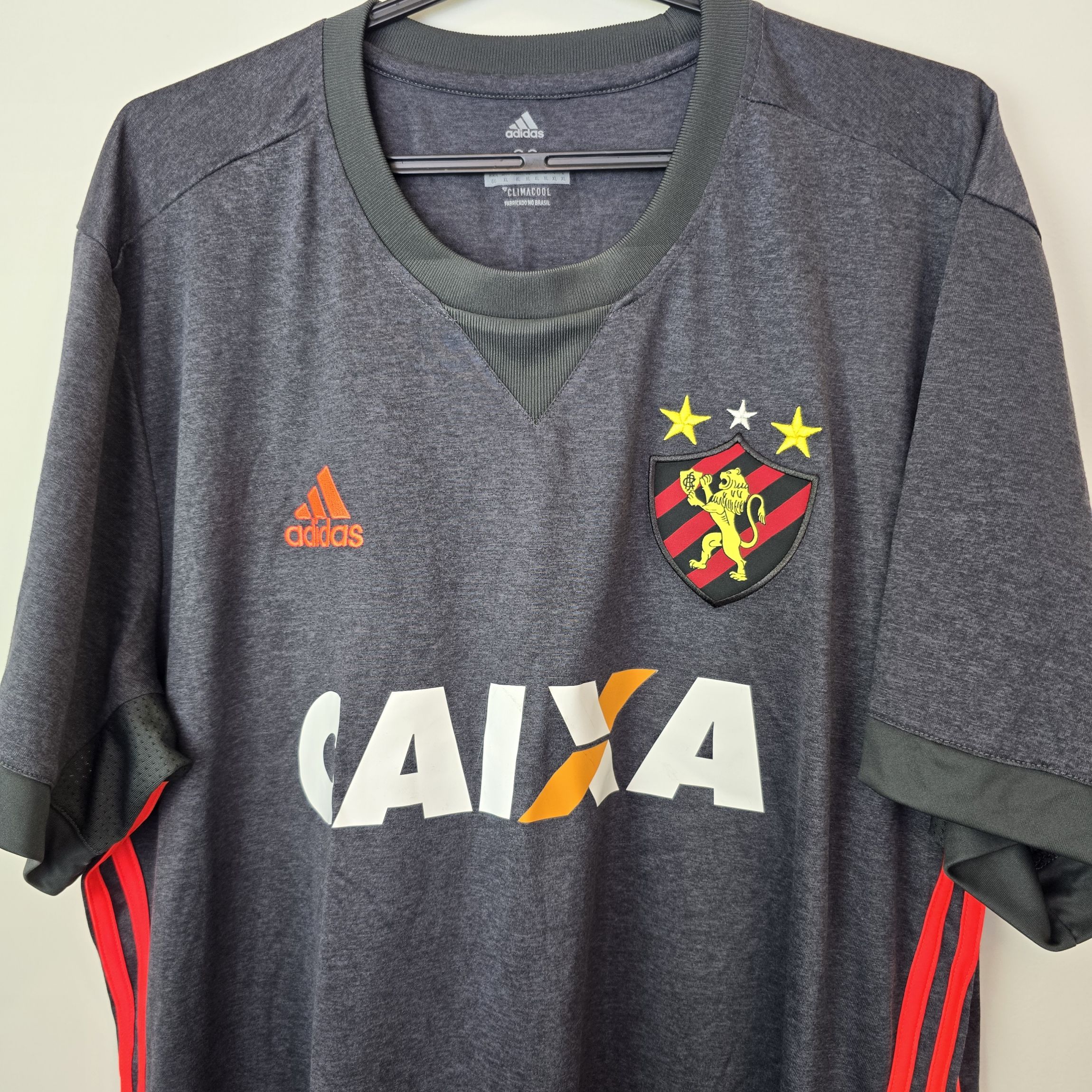 Comprar Camisa Sport Recife Adidas Caixa 2017 Cinza #88 Patrick GG ...