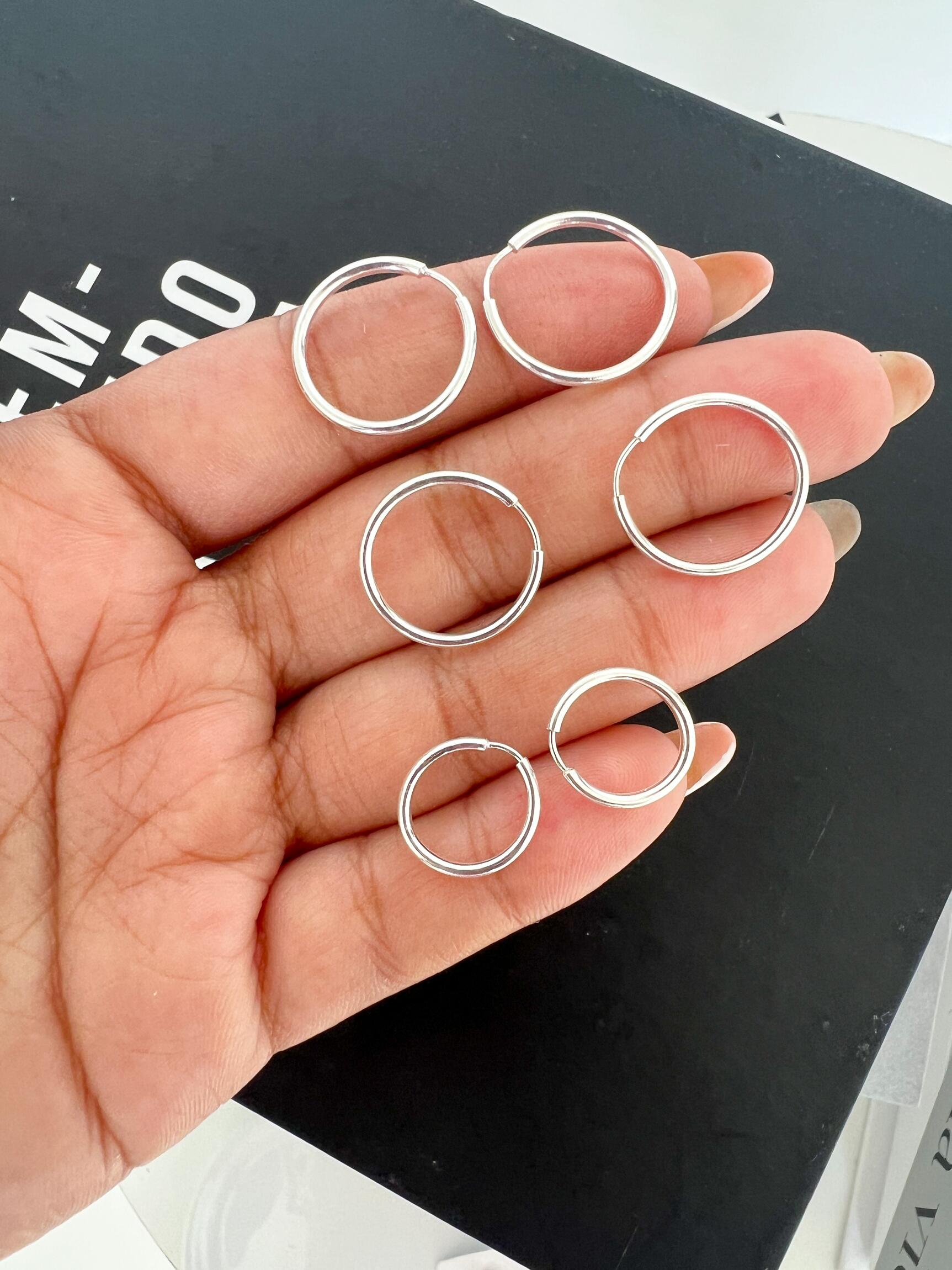 Comprar Trio de argolas de torção - redondo