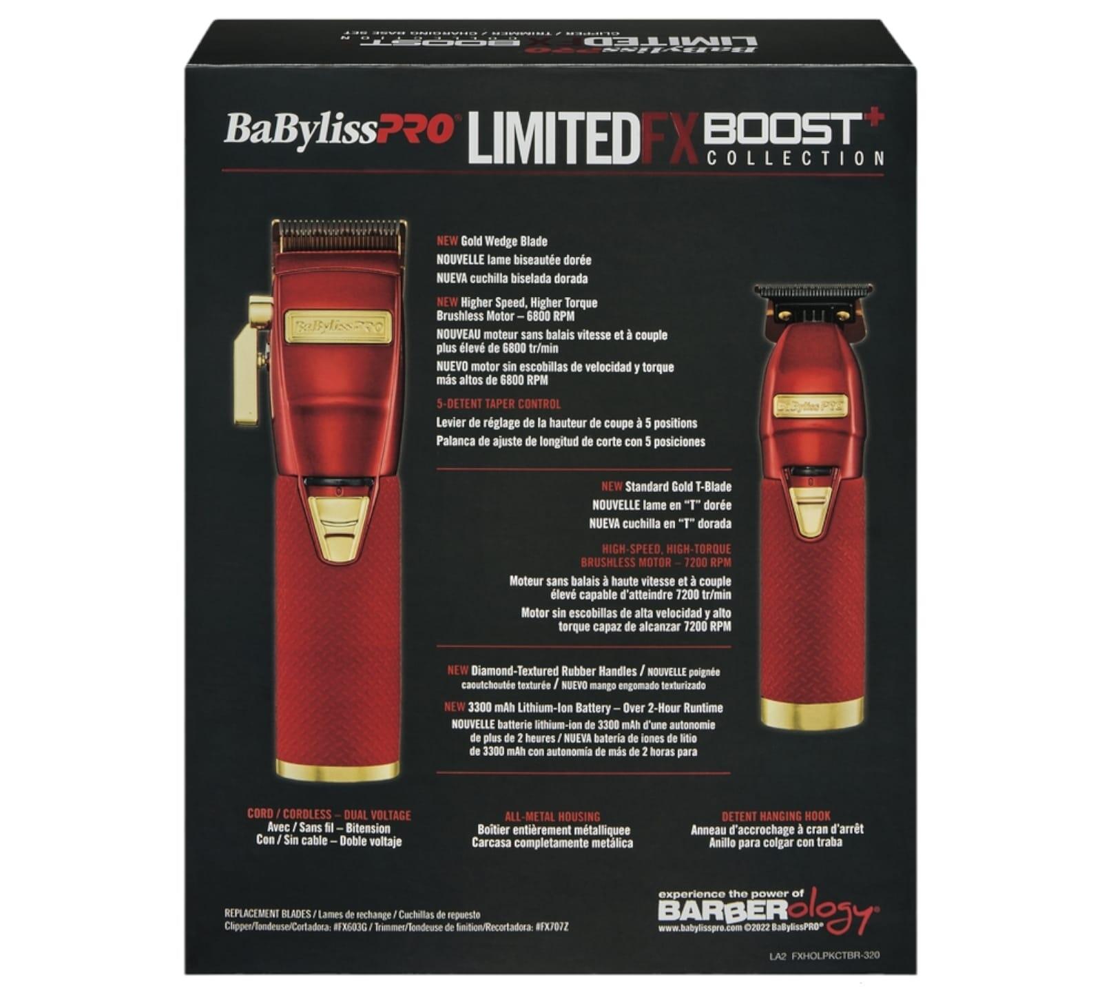 Combo Babyliss Boost + Maquina Corte e Acabamento Promoção