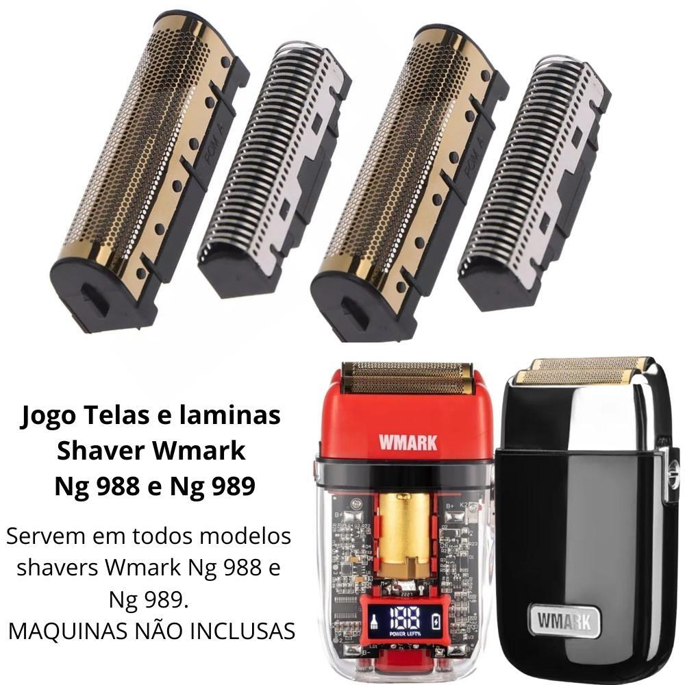 Telas + Lâminas Corte Shaver Wmark Ng-988 e Ng-989 Promoção - a partir ...