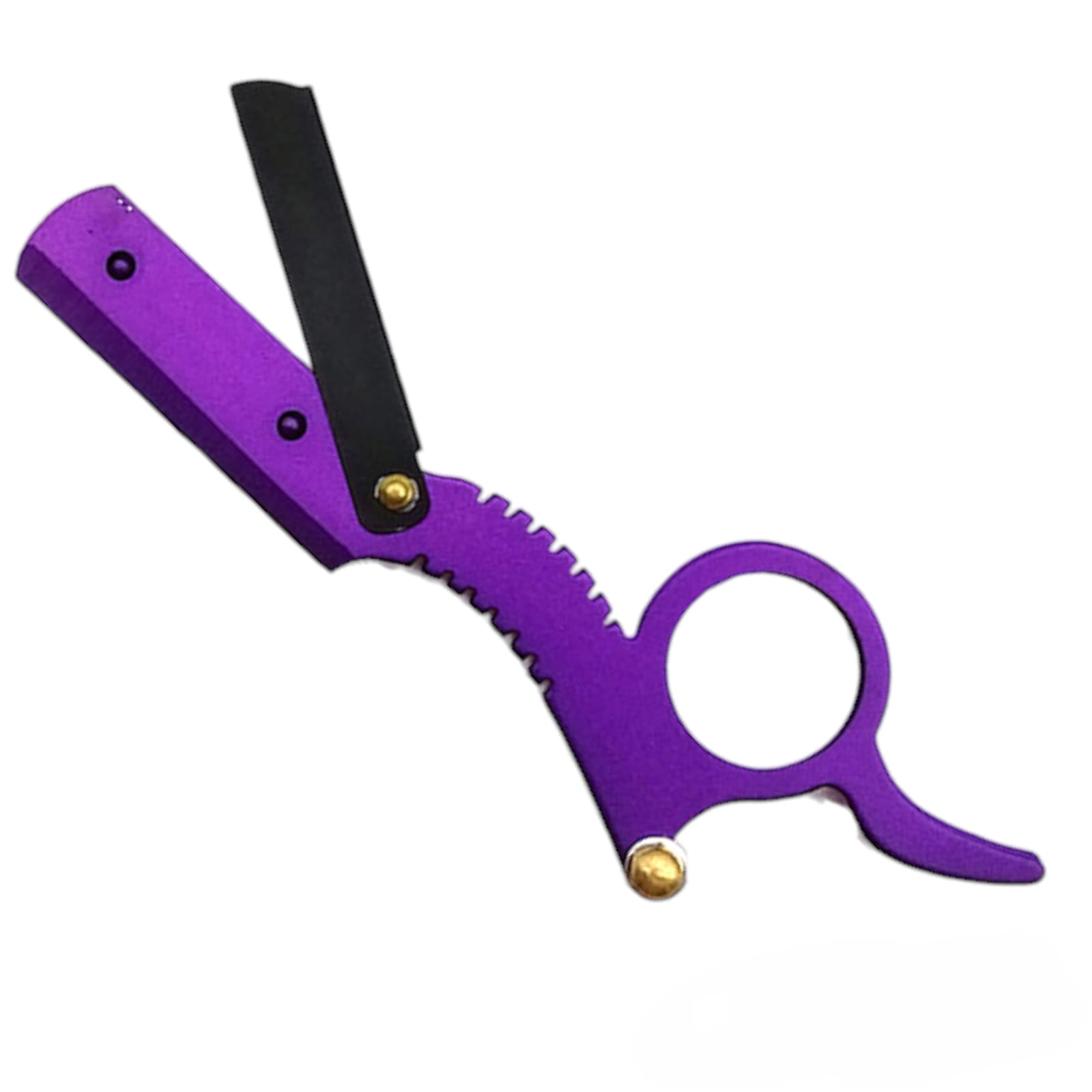 Navalhete De Dedos Roxo + 100 Laminas Lord Promoçao