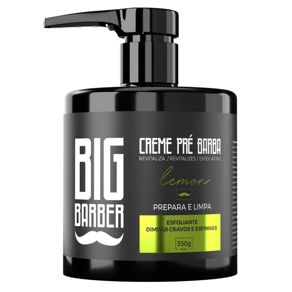 Kit Loção Pos Barba + Creme Pré Barba Esfoliante Big Barber Promoção ...
