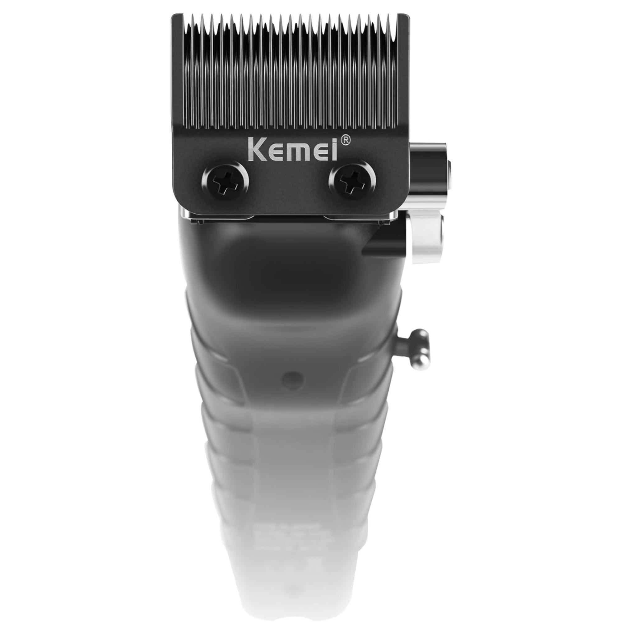 Máquina de Corte Kemei Km 2296 Preta Bivolt