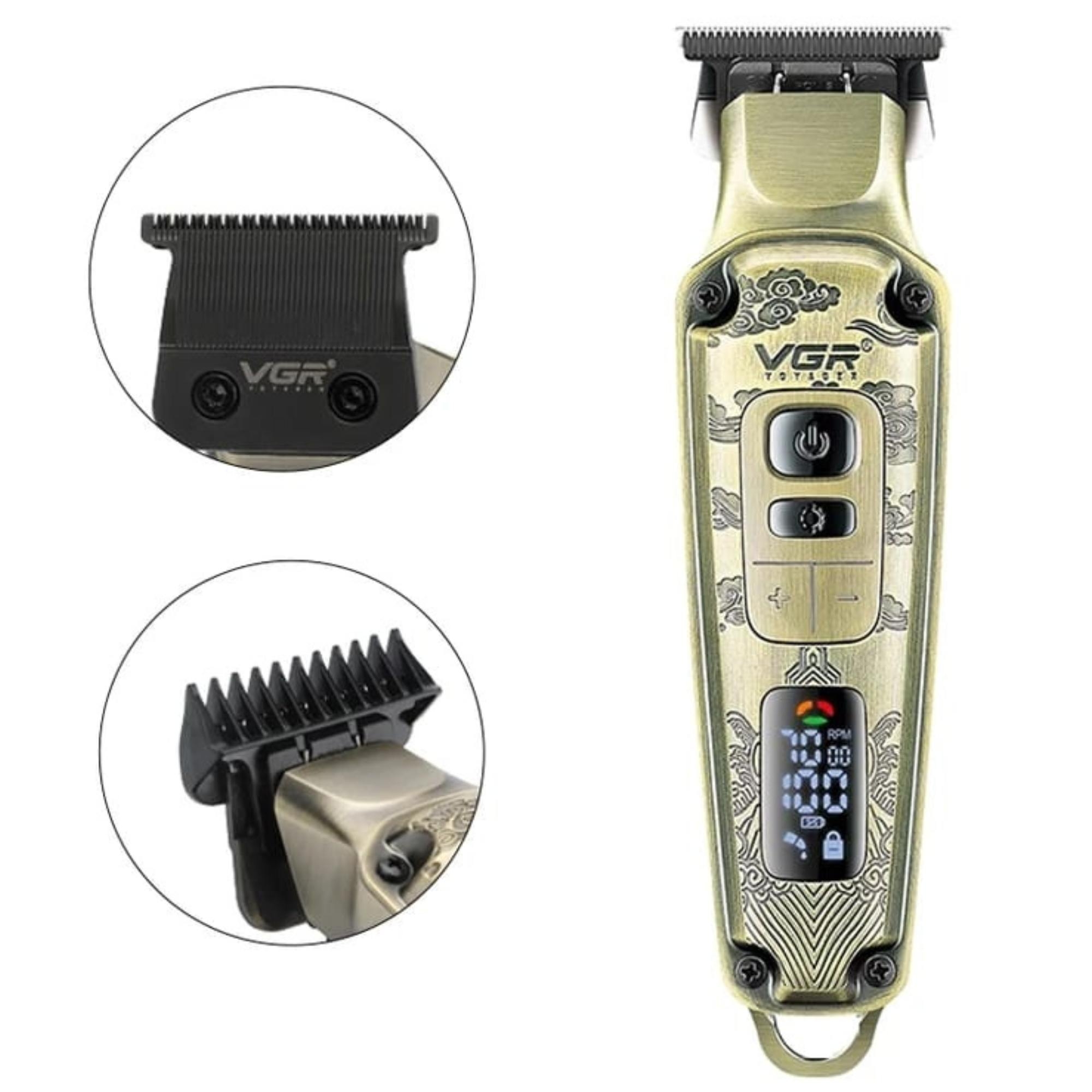 Combo Maquinas Vgr V-643 Corte + Maquina Acabamento Bivolt Promoção