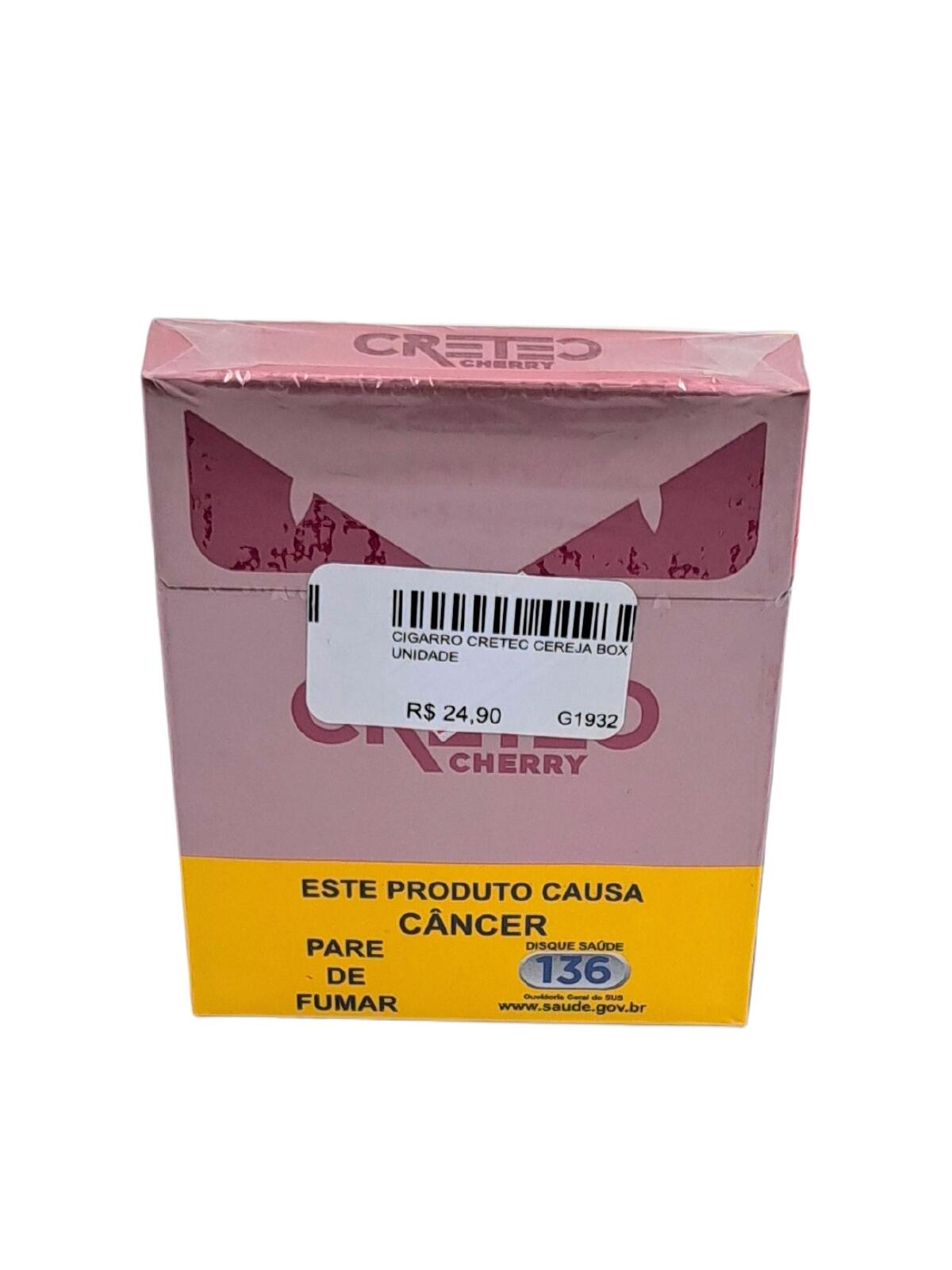 Comprar CIGARRO CRETEC CEREJA BOX - UNIDADE