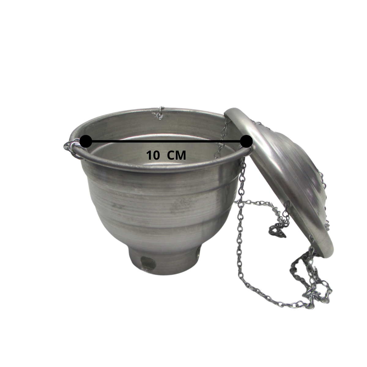 Comprar TURÍBULO MÉDIO EM ALUMÍNIO UNIDADE - R$19,90