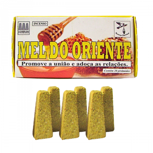 Comprar INCENSO MEL DO ORIENTE COM 20 TABLETES NATUREZA ESPIRITUAL - R ...