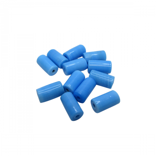 Comprar FIRMA BÁSICA AZUL CLARA LEITOSA DE MURANO UNIDADE - R$3,59