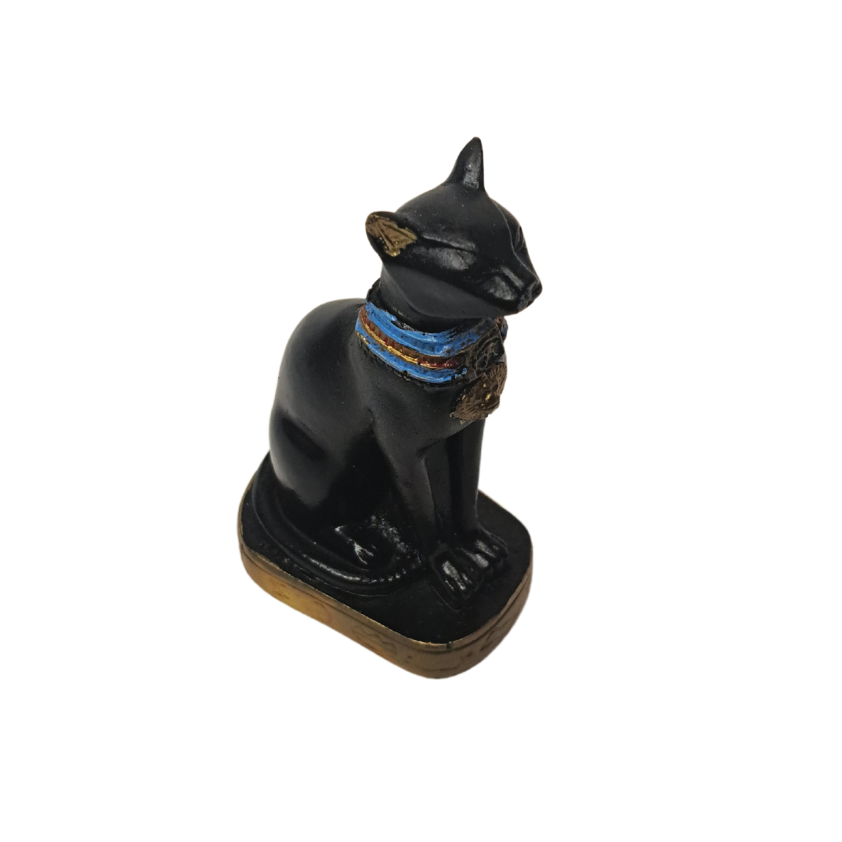 Comprar ESCULTURA BASTET EGÍPCIA PRETA 10CM EM RESINA UNIDADE