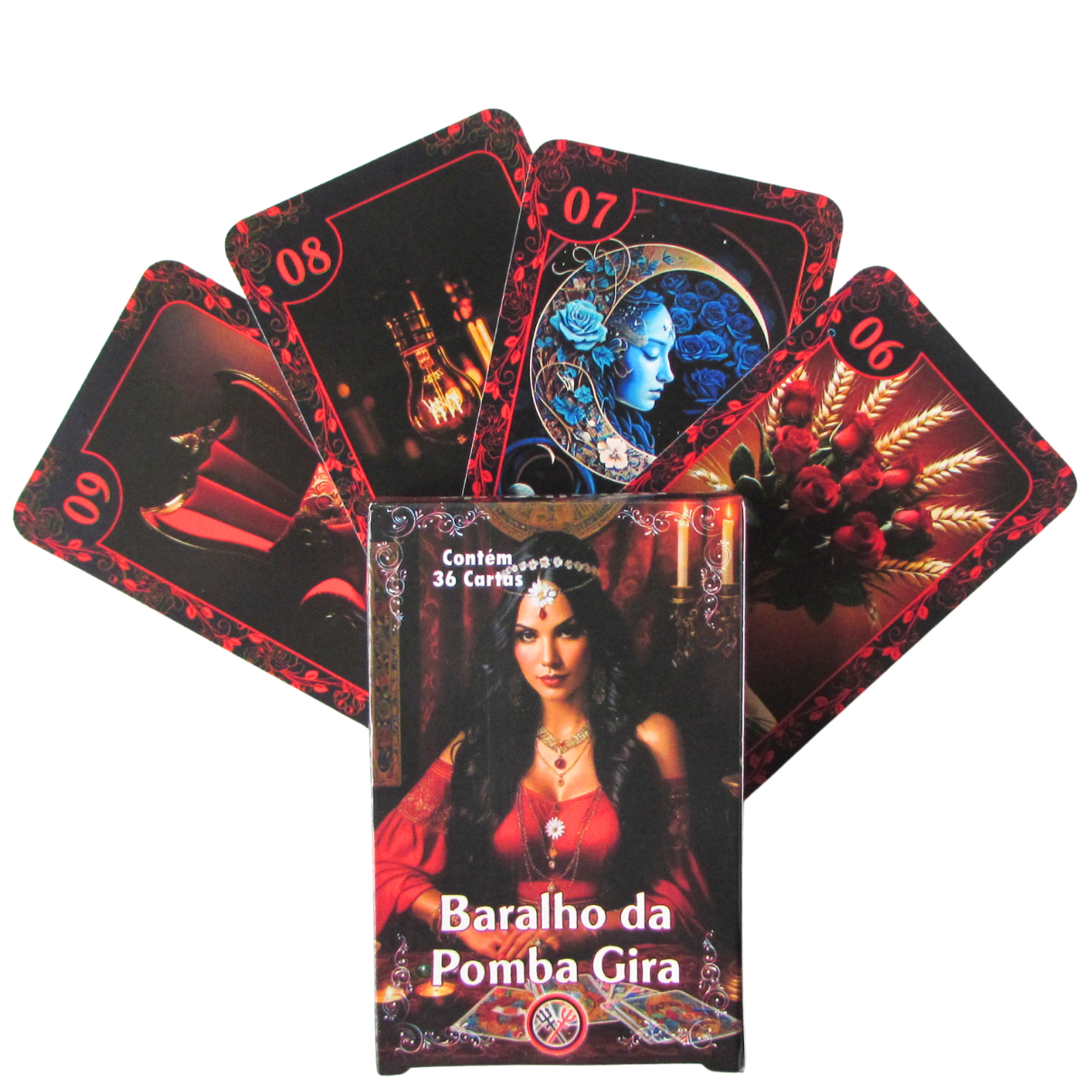 Comprar BARALHO DA POMBA GIRA 36 CARTAS UNIDADE - R$29,90