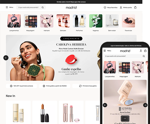 Comprar Madrid by Rocket - Loja de Templates wBuy Lojas Virtuais